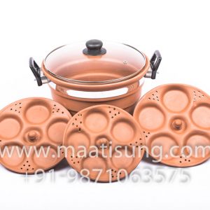 Buy Terracotta pudding set, clay pudding set, earthen bowl, Earthen spoon