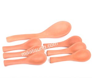 Buy Terracotta pudding set, clay pudding set, earthen bowl, Earthen spoon
